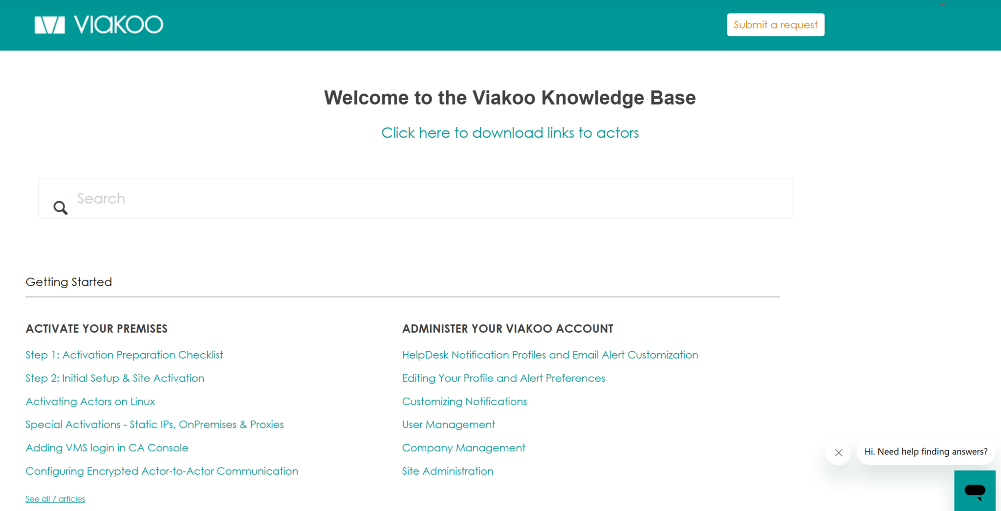 Access Viakoo Support and Knowledge Base - Viakoo, Inc